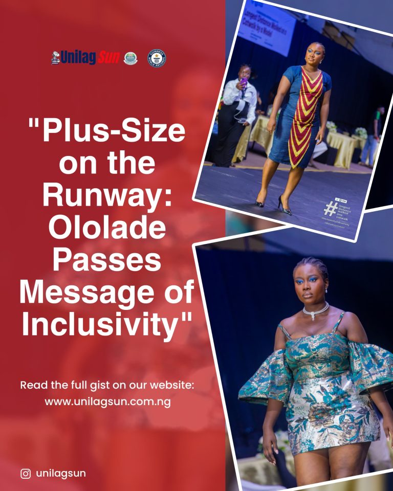 Plus Size On The Runway: Ololade Passes Message Of Inclusivity